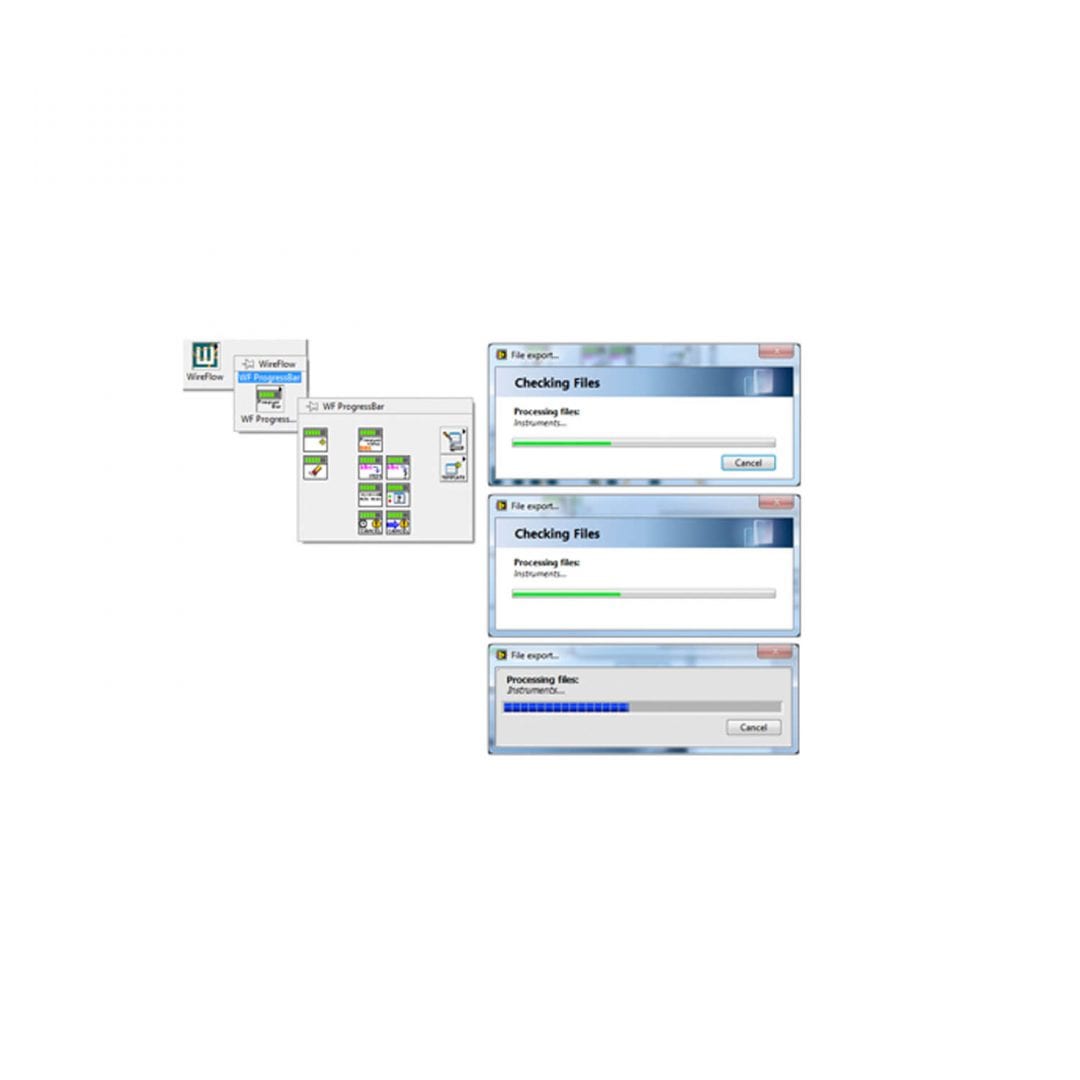 Progress Bar for LabVIEW | Products | WireFlow